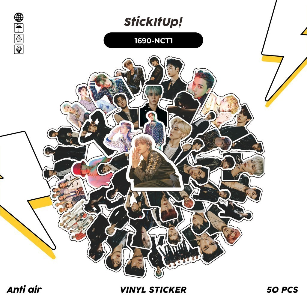Jual COD 100 Pcs Stiker Pack BOYBAND NCT MIX Lucu Aesthetic Vynil ...