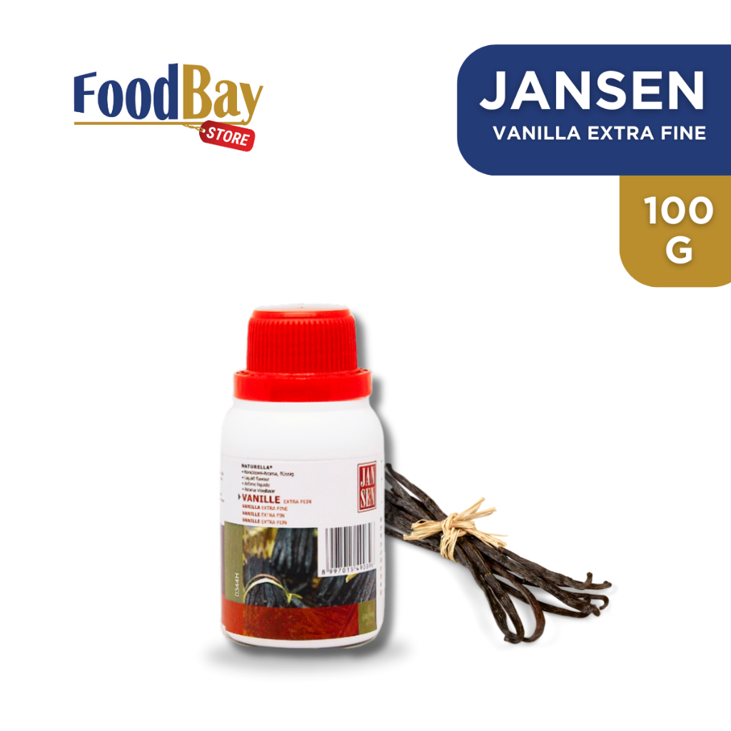 Jual JANSEN Flavor Vanilla Extra Fine H 100 Gr / Perisa Vanilla 100Gr ...