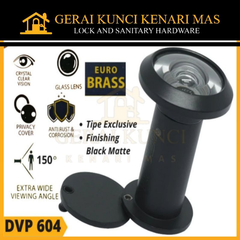 Jual PALOMA Lubang Intip Pintu Door Viewer Warna Hitam DVP 604 | Shopee ...