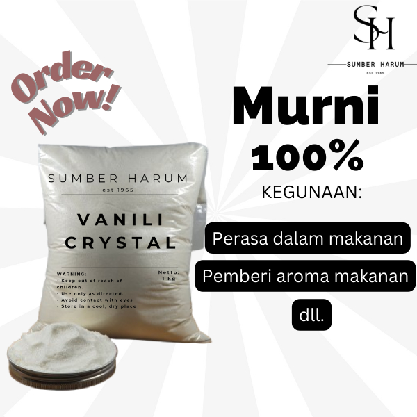 Jual vanili powder 100 gr serbuk vanili foodgrade kemasan repack ...