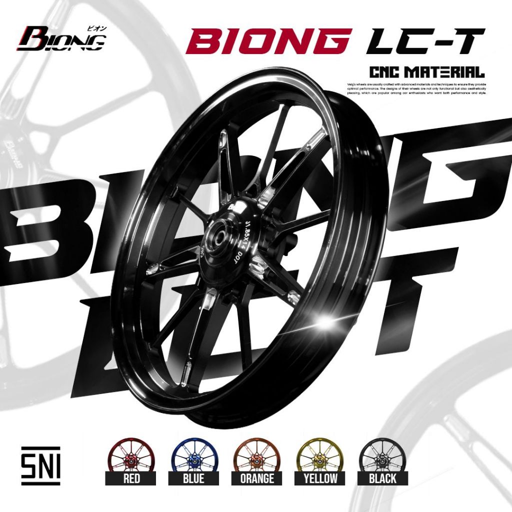 Jual Velg Racing Motor Biong Full Cnc SNI Tipe LC-T Vario 110 Beat ...