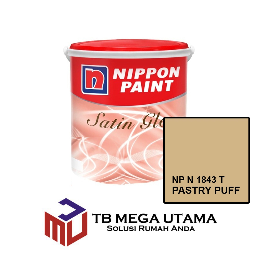 Jual Nippon Satin Glo NP N 1843 T Pastry Puff 2,5 Liter | Cat ...