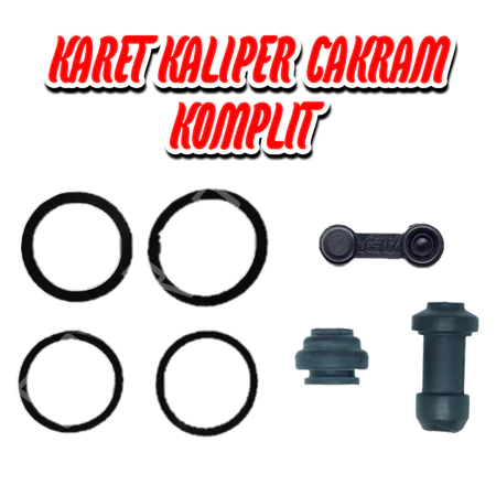 Jual [RNDM] KARET BOOT + TUTUP NEPEL + ORING / SIL / SEAL KOMPLIT / KALIPER / KEPALA BABI CAKRAM ...