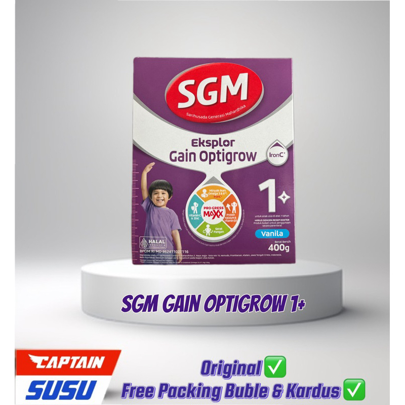 Jual SGM GAIN OPTIGROW 1+ _ EXP 2026 | Shopee Indonesia