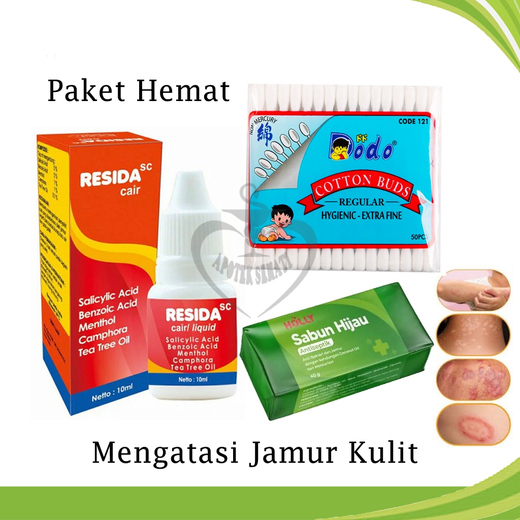 Jual Resida Cair 10ml Mengatasi Gatal Jamur Panu Kurap Kulit | Shopee ...
