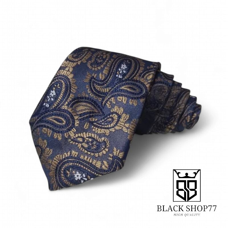 Jual Dasi Pria Dasi Panjang Motif Batik Biru Dongker 3 Inchi 8 Cm ...