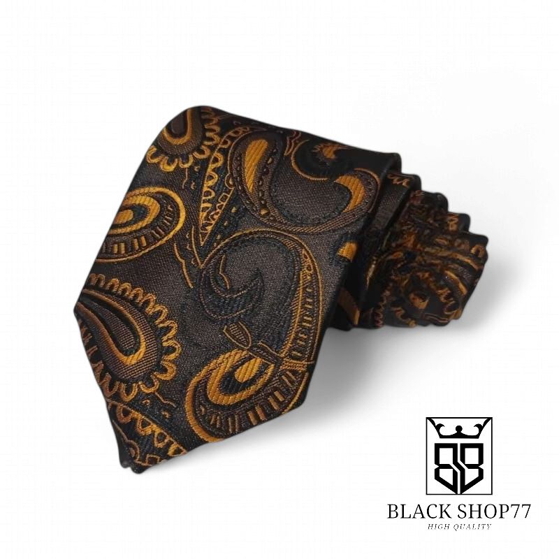 Jual Dasi Pria Panjang Dasi Batik Dasi Kantor Gold/Emas 3 Inchi 8 Cm ...