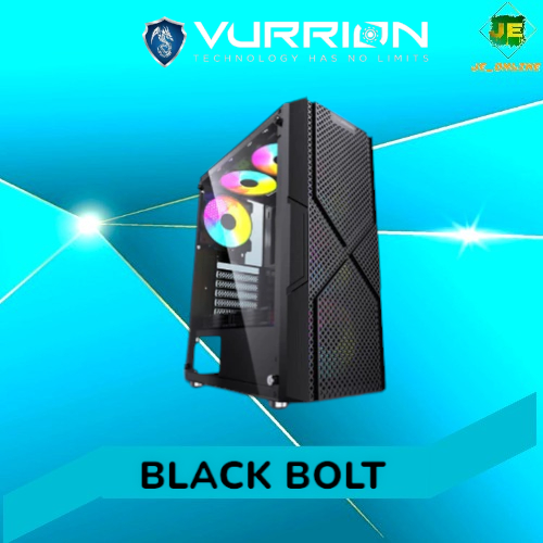Jual CASING PC GAMING VURRION BLACK BOLT | Shopee Indonesia