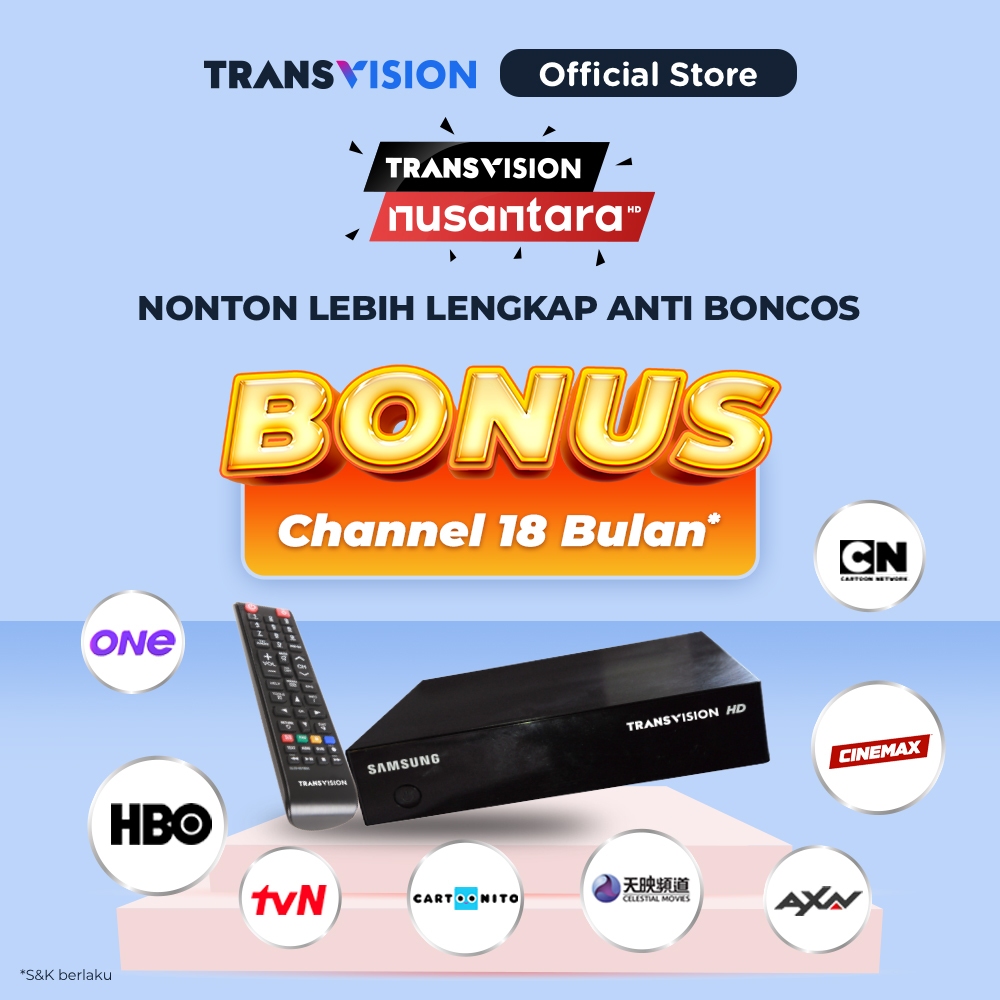 Jual STB Receiver TV Transvision DTH Nusantara – Bonus Channel 18 bulan ...
