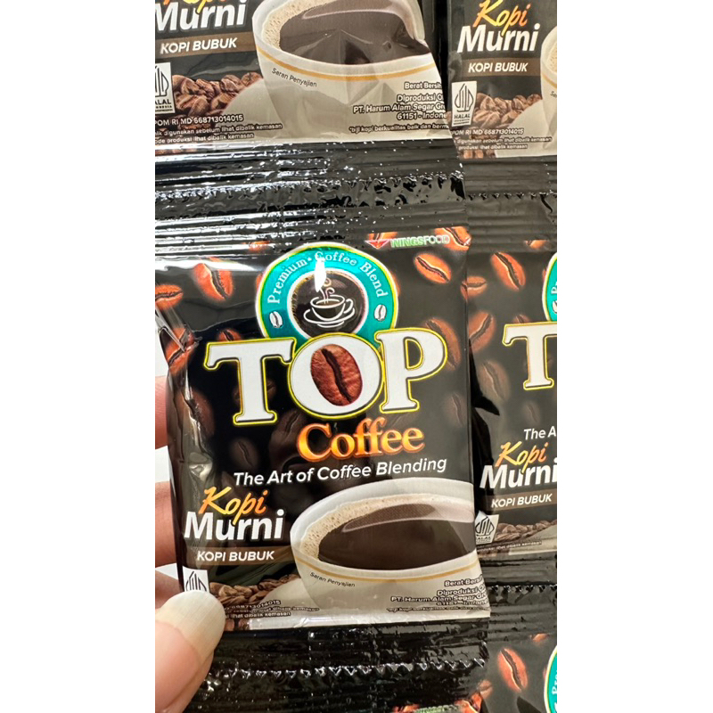 Jual TOP KOPI murni kemasan mini 7gr | DISKON Nitjaya | Shopee Indonesia