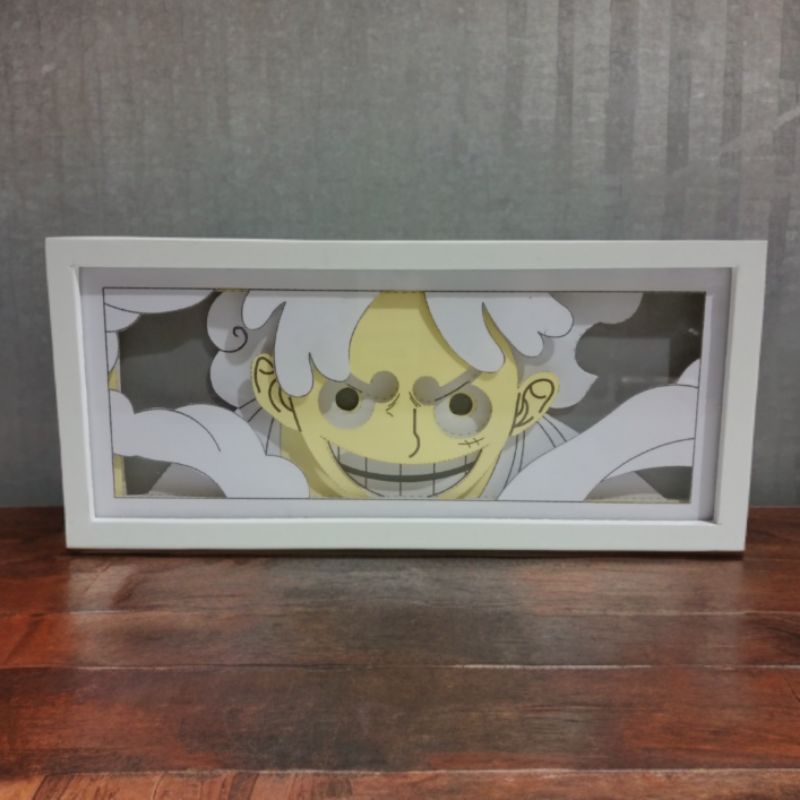 Jual Anime Lightbox 3D Lampu LED One Piece - Luffy Gear 5 Light Box ...