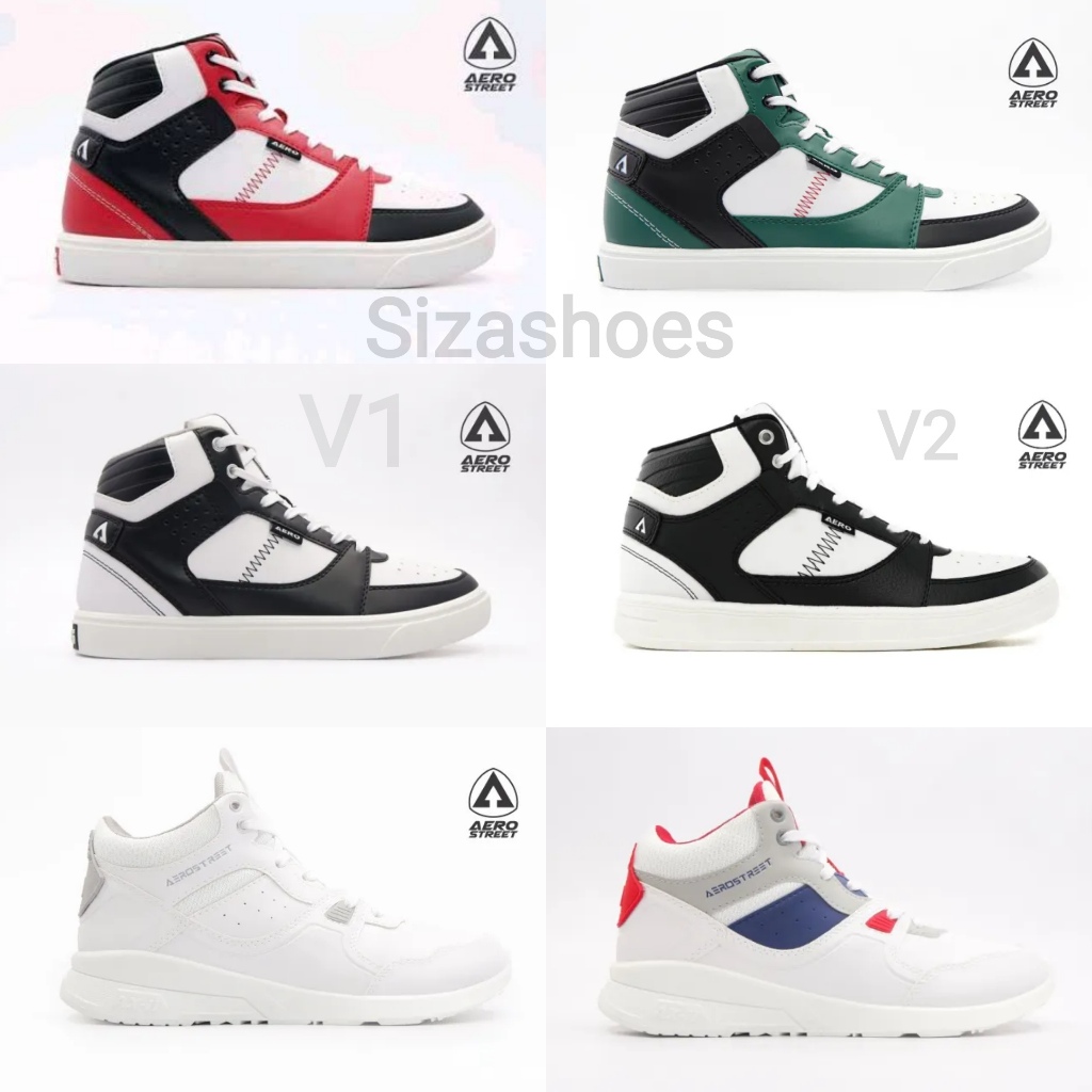 Jual [ORIGINAL] Sepatu Aerostreet 37 - 44 Hoops High | Shopee Indonesia
