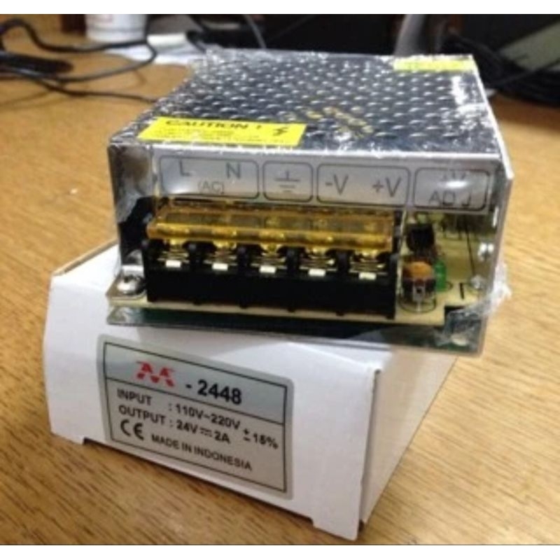 Jual AC-DC POWER SUPPLY ADAPTOR DC 24V 2A | Shopee Indonesia