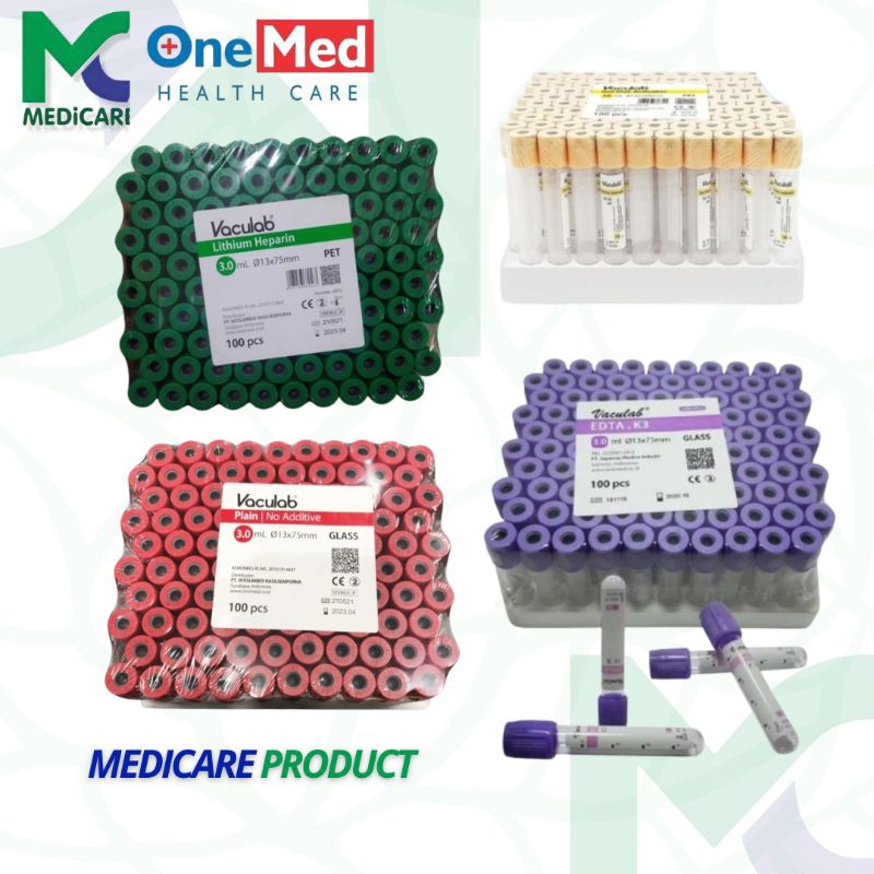 Jual Tabung Sampel Darah Vaculab Onemed | Shopee Indonesia
