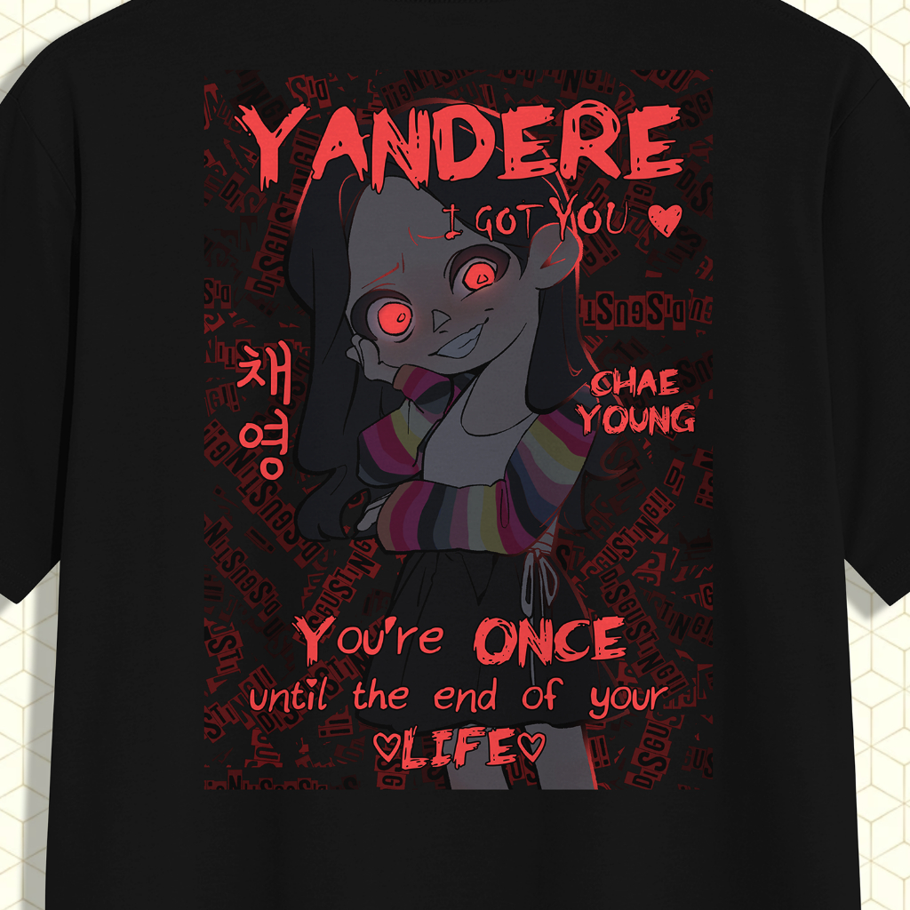 Jual YuuRa Hobbies Kaos Unisex - Twice - I Got You Yandere - Chaeyoung ...