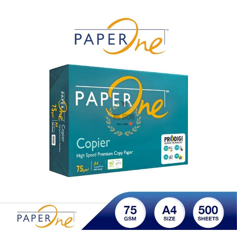 Jual Kertas HVS PAPERONE A4 75 gsm 1 rim 500 lembar | Shopee Indonesia