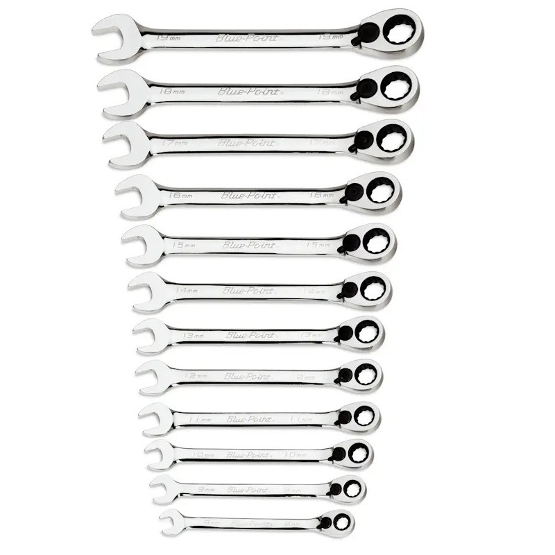 Jual Blue Point 12 pc 12-Point Ratcheting Combination Wrench Set ...