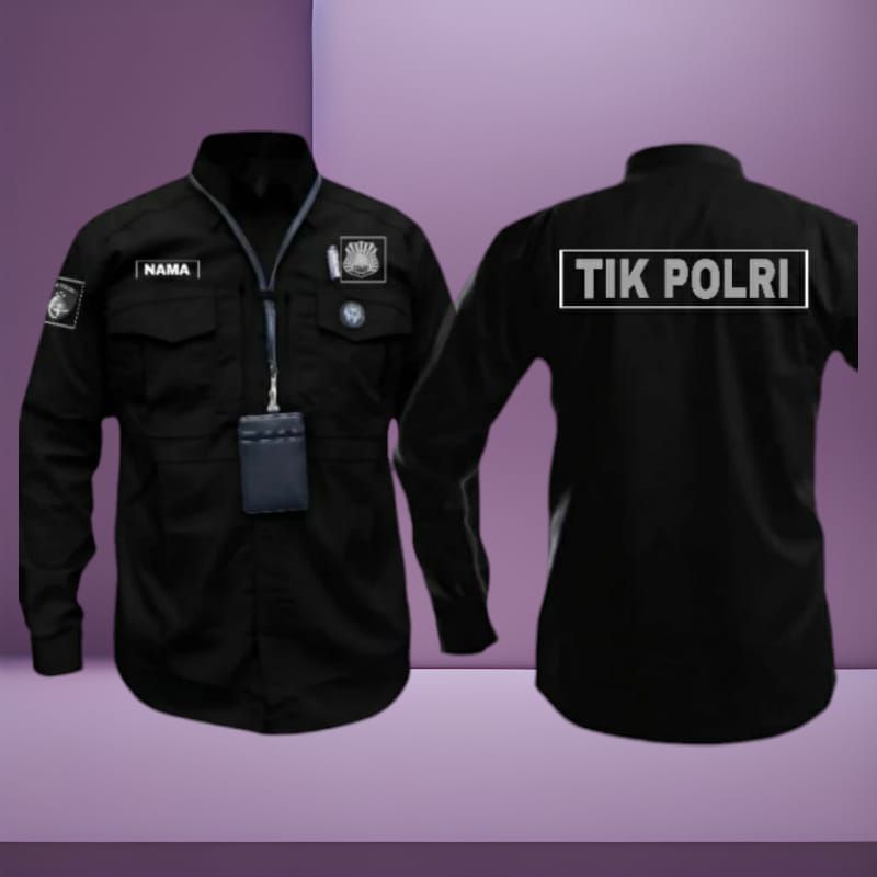 Jual kemeja kerja baju pdh seragam kerja baju pdh tactical TIK POLRI ...