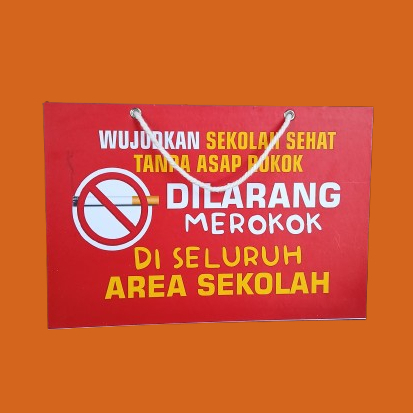 Jual Poster Gantung - Hard Poster Dilarang Merokok Di Seluruh Area ...