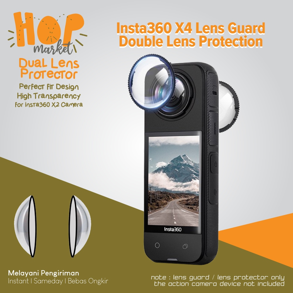 Jual Lens Guards for Insta360 X4 Pelindung Anti Gores Cover Lensa ...