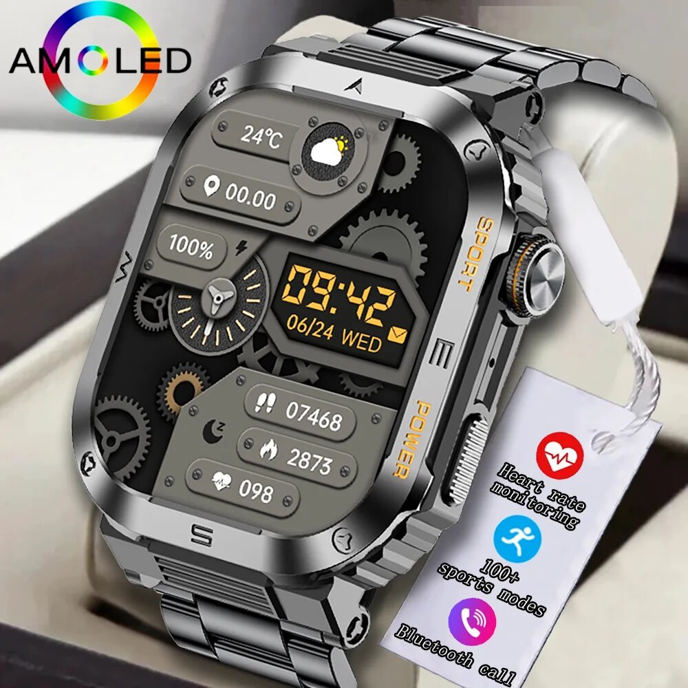 Jual LIGE Jam Tangan Pintar Pria Asli 100+ Olahraga IP68 Tahan Air ...