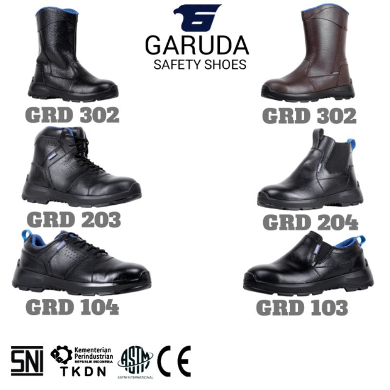 Jual Sepatu Safety Garuda / Sepatu Kerja Pria / Safety Shoes Garuda ...