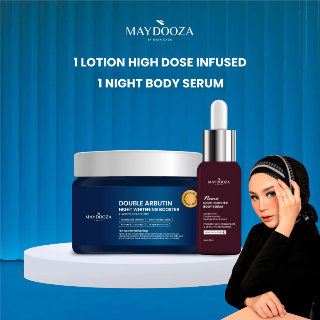 Jual SKINHELLO - Maydooza (BUNDLING SERUM + LOTION) | Body lotion ...