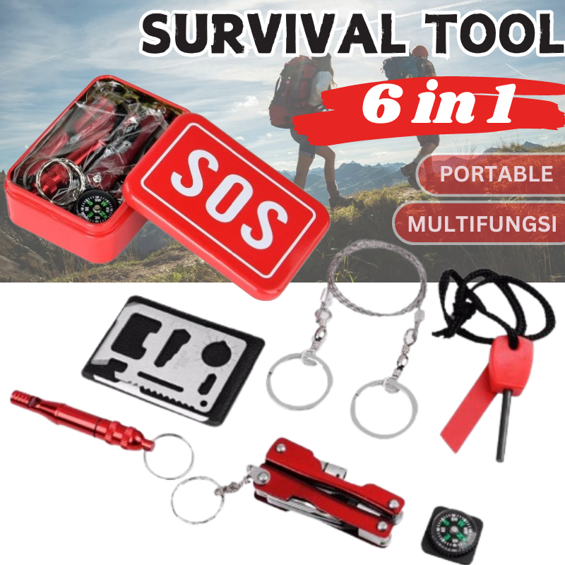 Jual Alat Portable SOS Tool Kit Gempa Emergency Onboard Outdoor ...