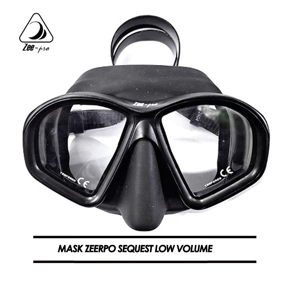 Jual Low Volume Freediving Mask Zeepro Seaquest Scuba Diving Masker ...