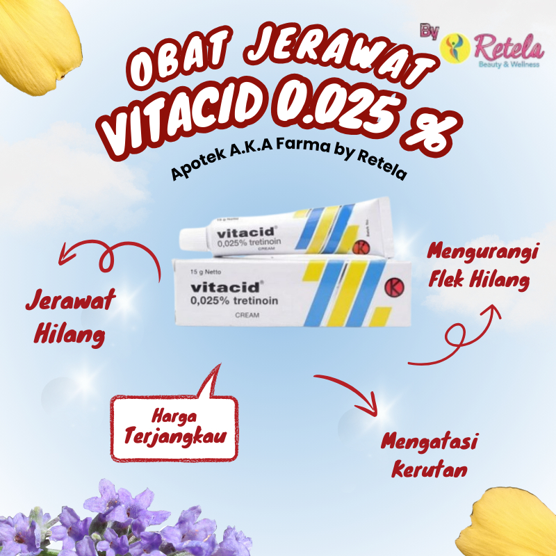Jual Vitacid 0.025% Cream 15gr | Shopee Indonesia