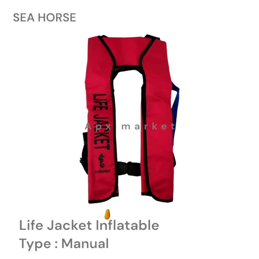 Jual INFLATABLE LIFE JACKET PELAMPUNG GAS CO2 MANUAL | Shopee Indonesia