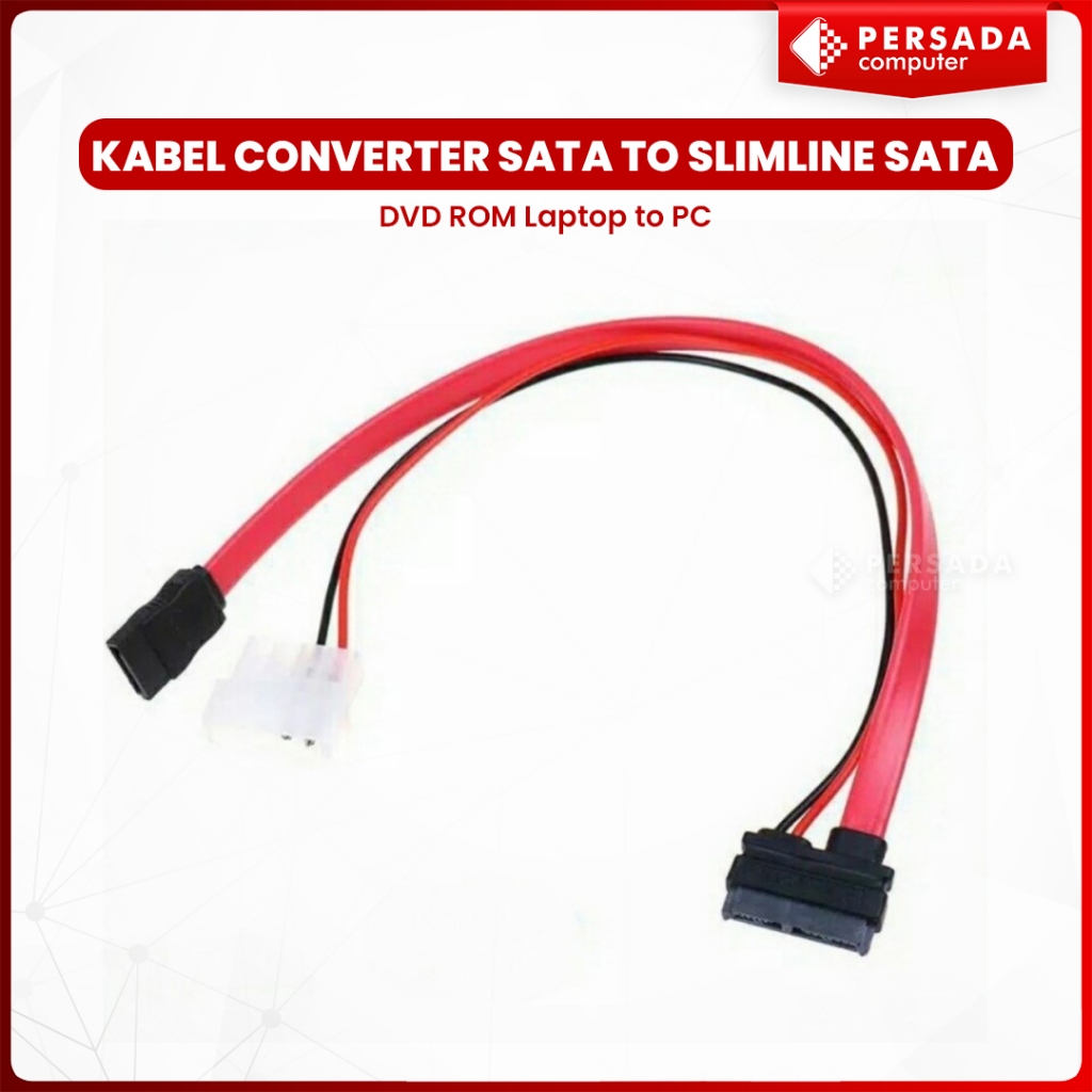 Jual Kabel Converter SATA to Slimline SATA / DVD ROM Laptop to PC ...