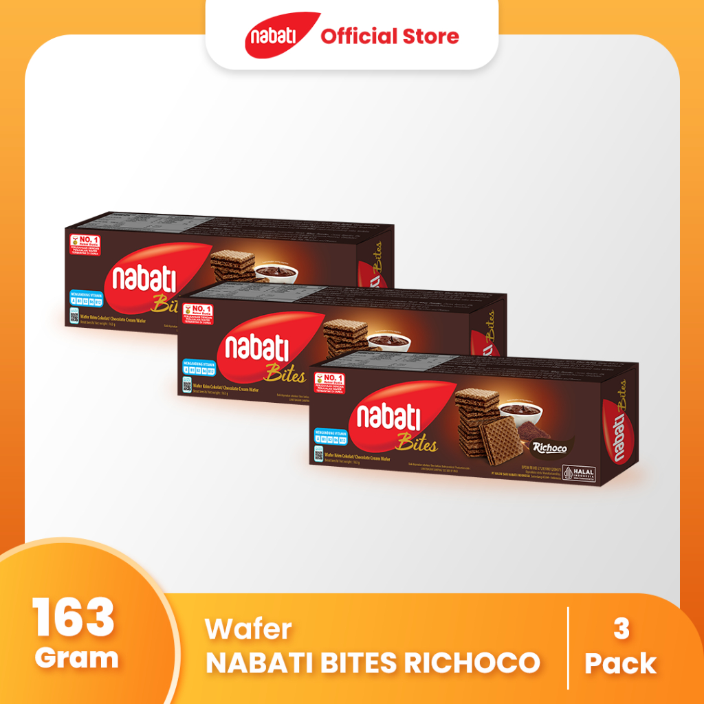 Jual [Bundle Pack Isi 3] NABATI Bites Richoco 163g | Shopee Indonesia