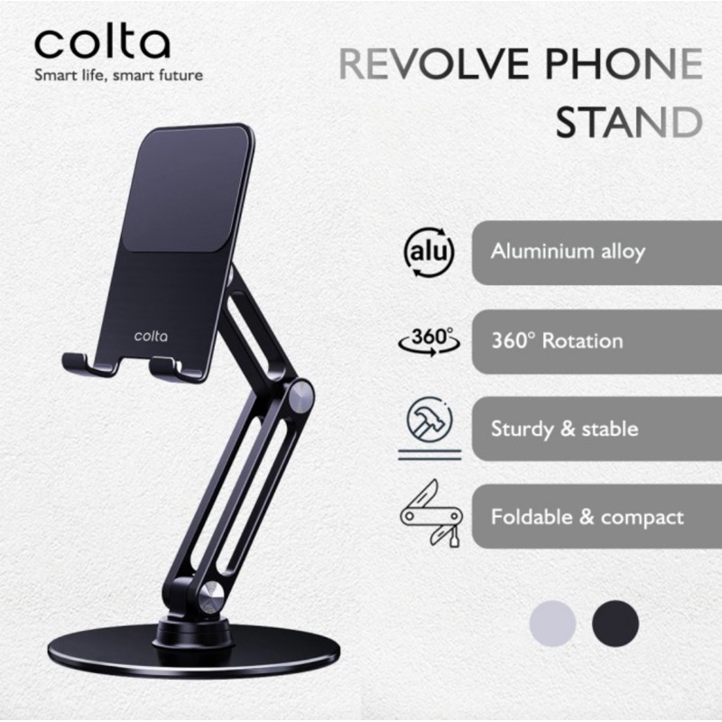 Jual Colta P5 360 Revolve Phone/Tablet Stand Holder Alumunium Tab ...
