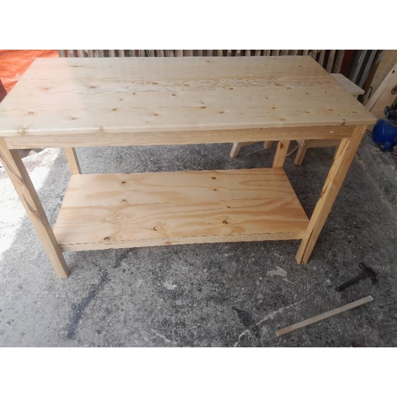 Jual mejaa rak kayu jati belanda | Shopee Indonesia