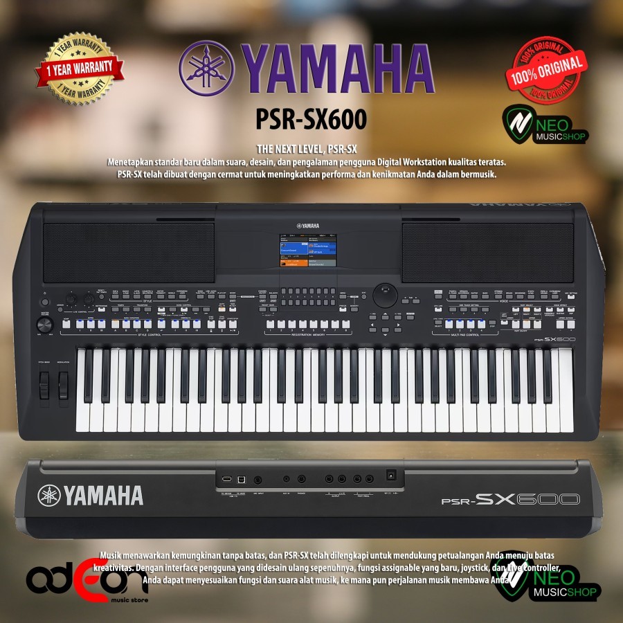 Jual KEYBOARD YAMAHA PSR-SX600 PSR SX600 PSR SX 600 | Shopee Indonesia