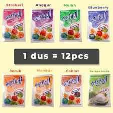 Jual NUTRIJELL BOX AGAR PUDING JELI POWDER BUBUK JELLY RASA STRAWBERRY ...