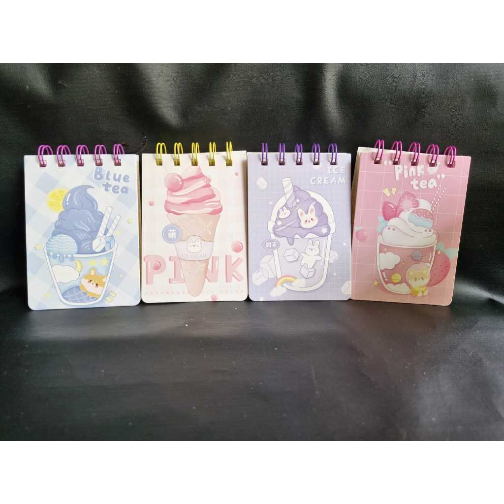 Jual Notebook Ring Mini Buku Catatan Karakter Note Book Ring Mini ...