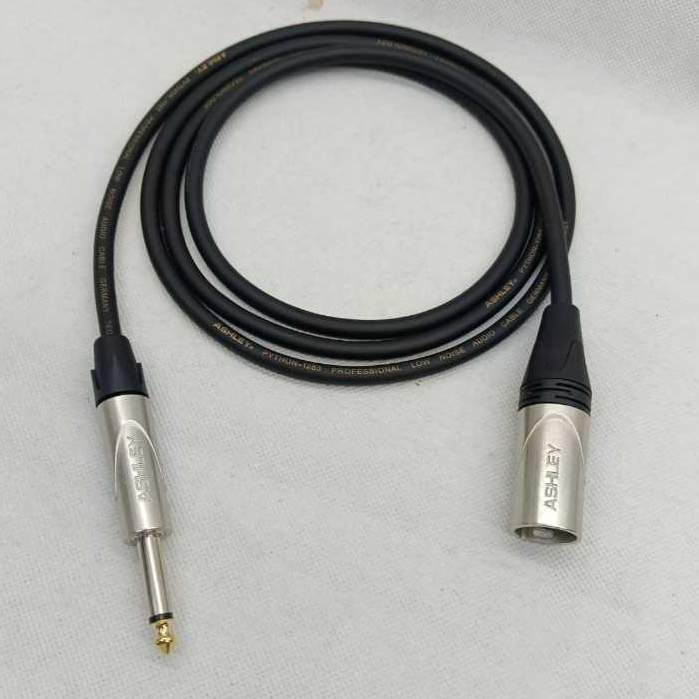 Jual kabel ASHLEY akai 6,5 male to xlr male panjang kabel 5-10 meter ...
