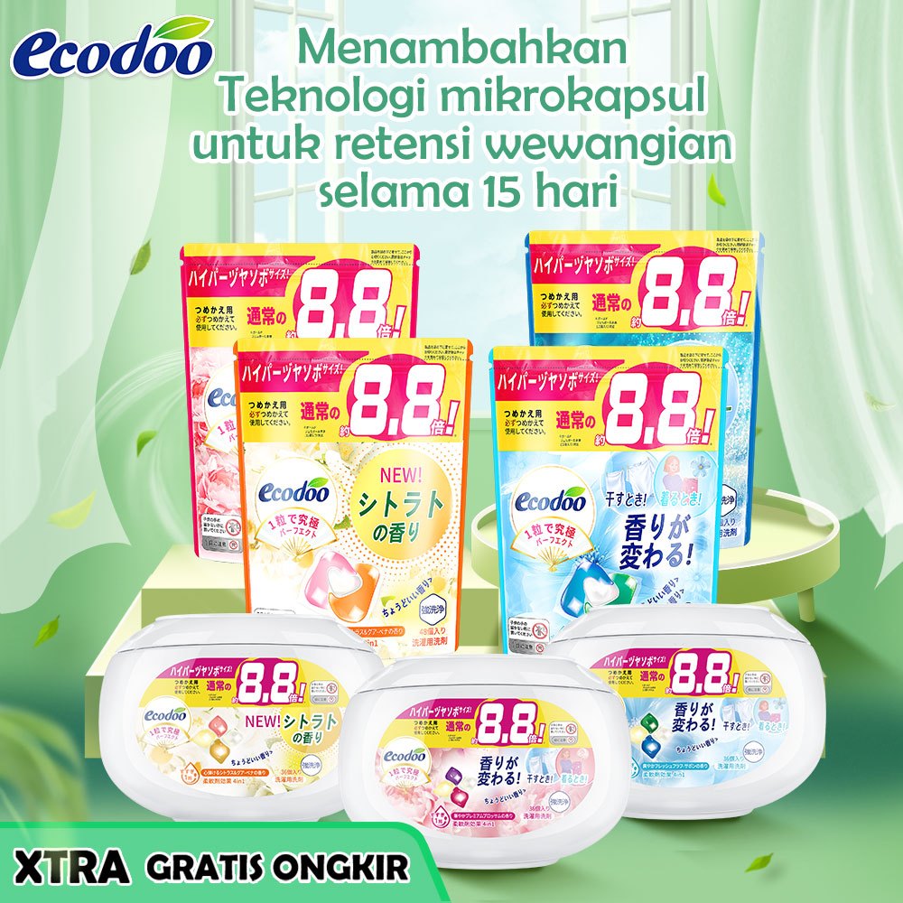 Jual Ecodoo Laundry Gel Detergen Sabun CUCI Baju laundry Deterjen ...