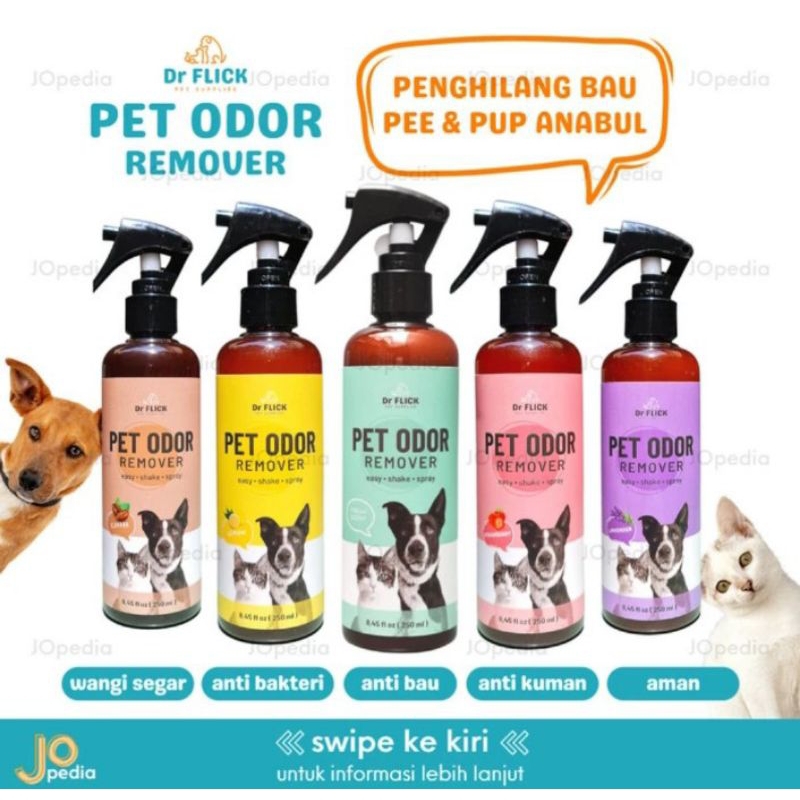 Jual Dr Flick Pet Odor Remover penghilang bau kotoran spray | Shopee ...