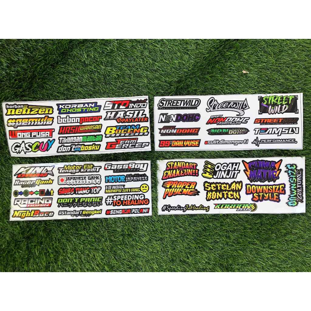 Jual STICKER PACK KATA KATA VIRAL / STICKER KATA KATA TERBARU / STICKER ...