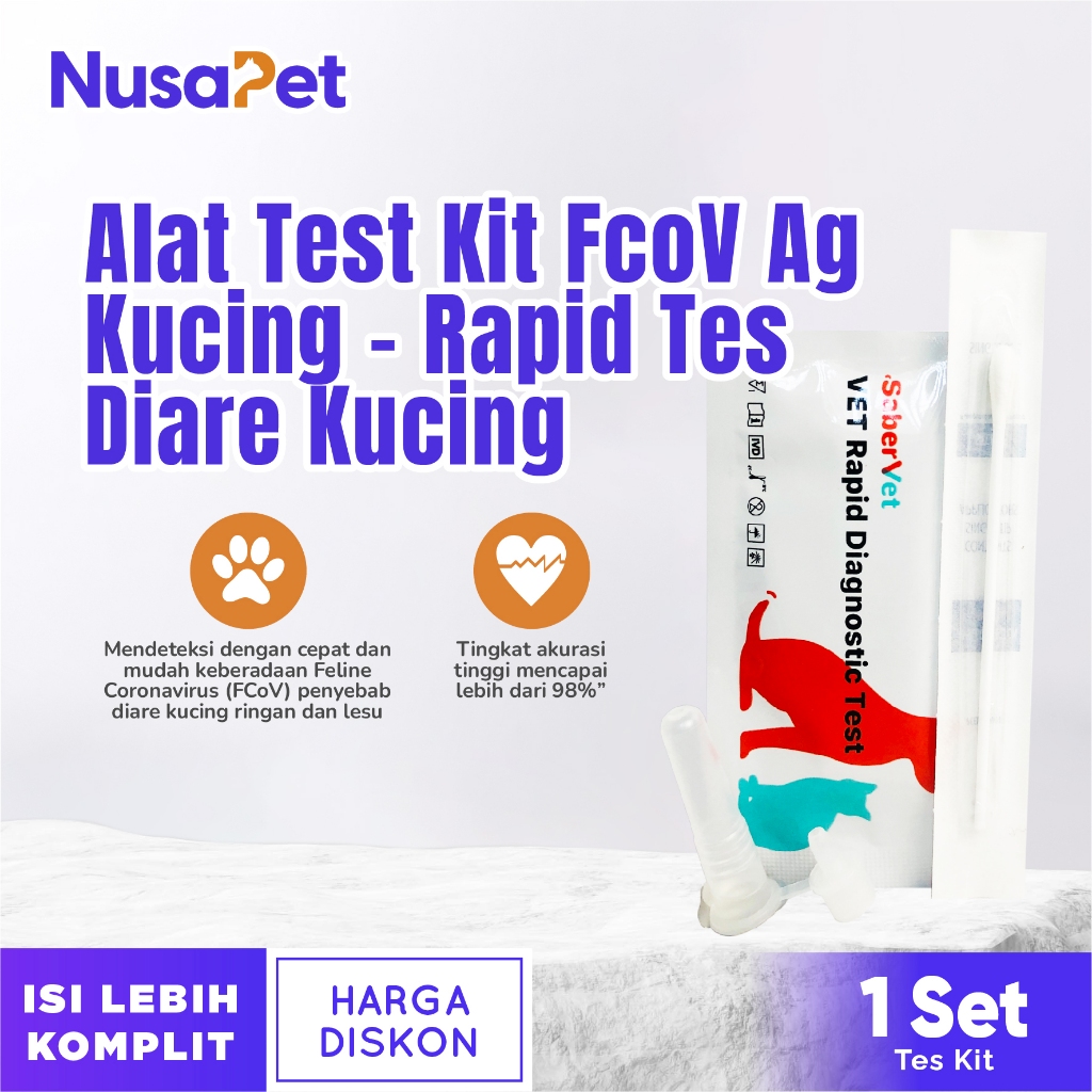 Jual Alat Test Kit FcoV Ag Kucing - Rapid Tes Diare Kucing Ringan dan ...