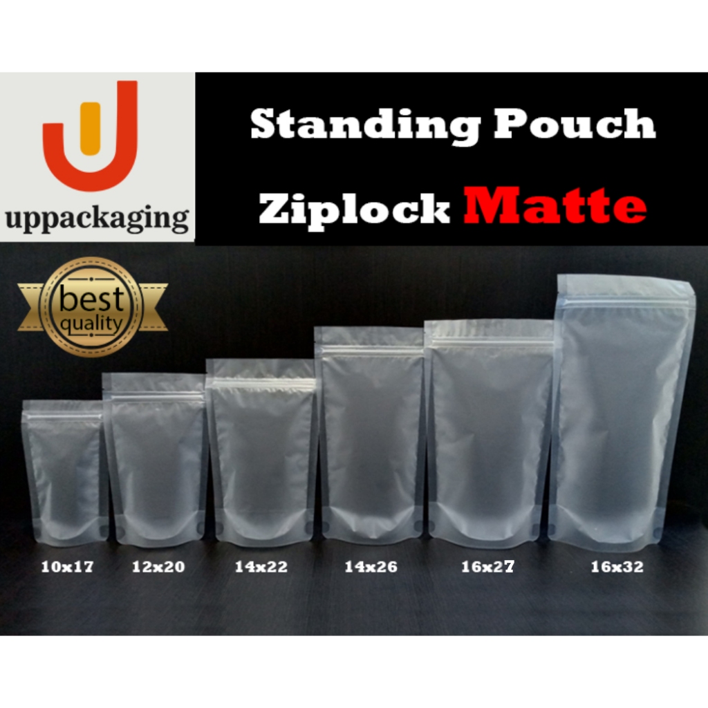Jual Standing Pouch Ziplock Matte Doff plastik | Shopee Indonesia