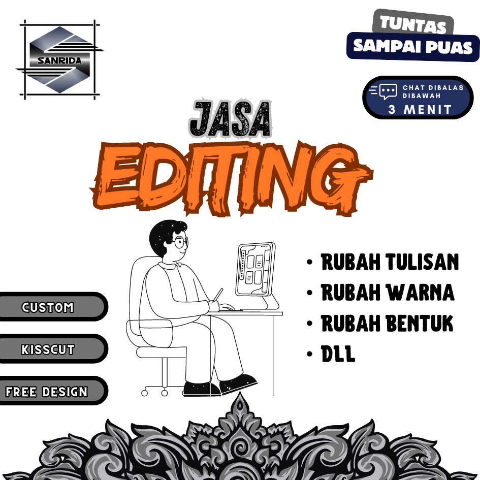 Jual Jasa Editing Desain Sticker Logo Stiker Kemasa Makanan Botol ...
