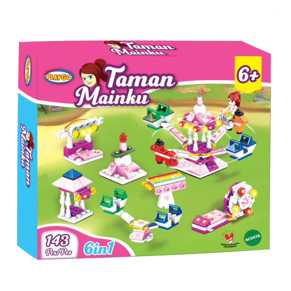 Jual Taman Mainku Playgo Mainan Brick Block Perempuan | Shopee Indonesia