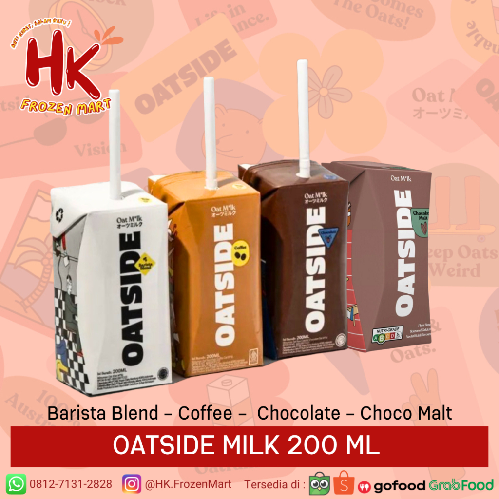 Jual Oatside Milk Coffee Chocolate Barista Blend Choco Malt 200ml susu ...