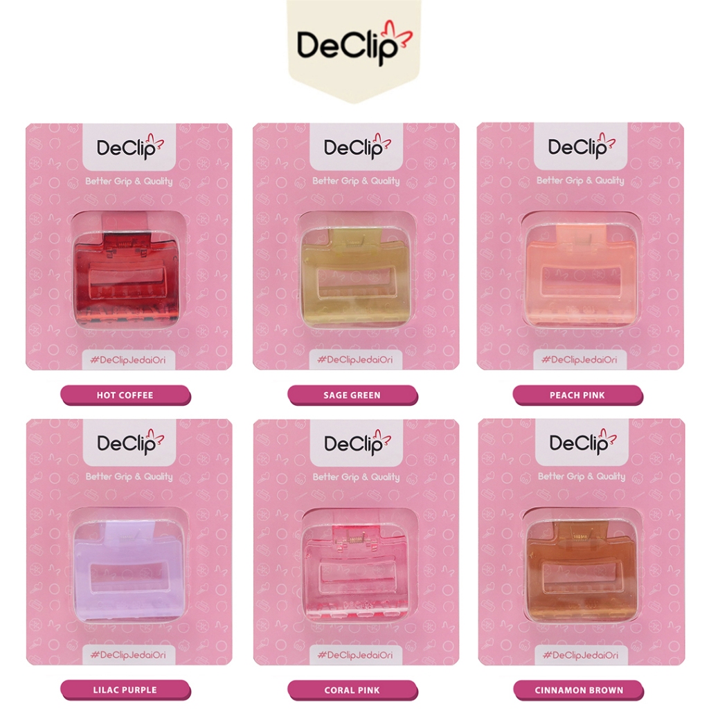 Jual Jepit Boxy Mini DeClip GG4 5CM Series | Shopee Indonesia