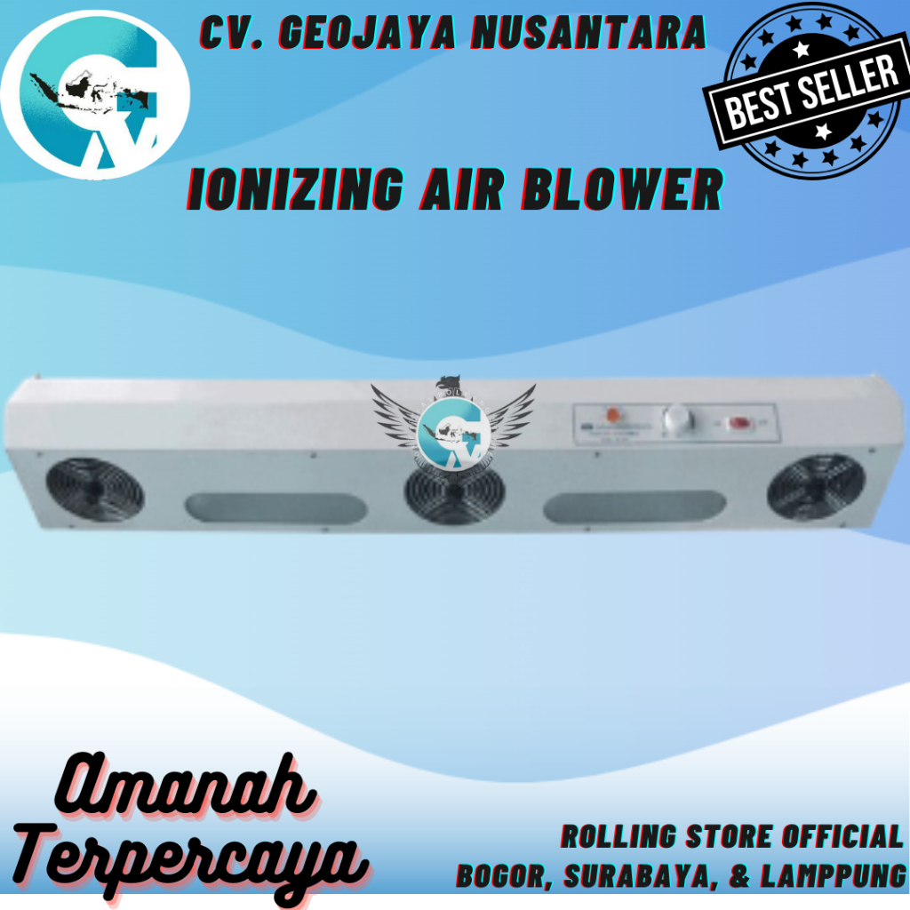 Jual overhead ionizing cleaning air blower/Industrial ion air blower for clearoom/ ionizing air ...