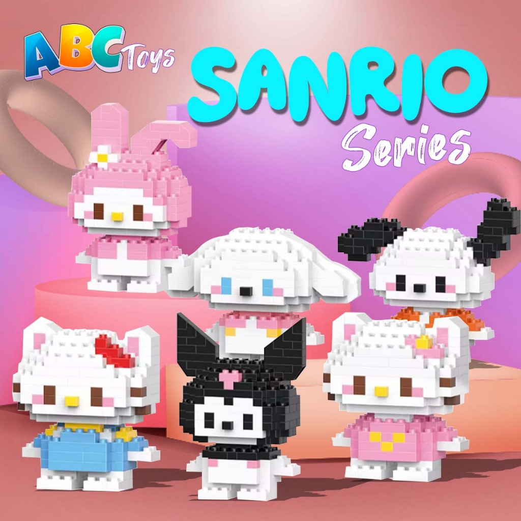 Jual ABC Toys Nano Blocks Sanrio Series Mini 3D Model / Blok Konstruksi ...